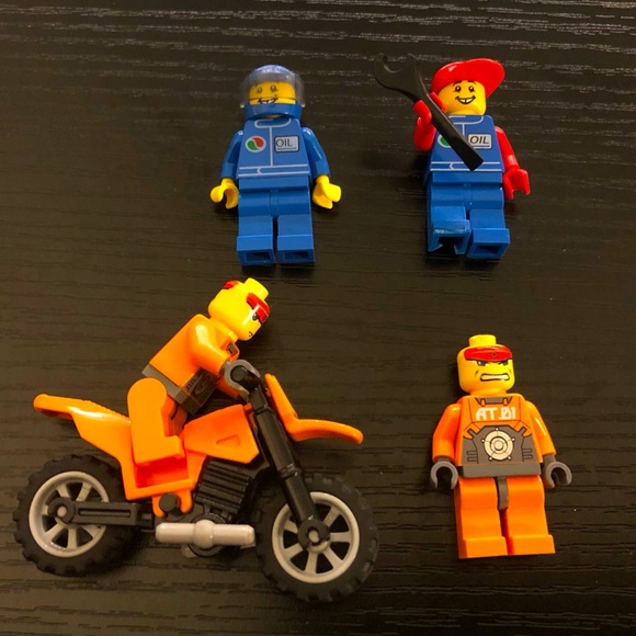 Lego | Toys | Lego Motocross And Crew Minifigures Mini Figures Set ...